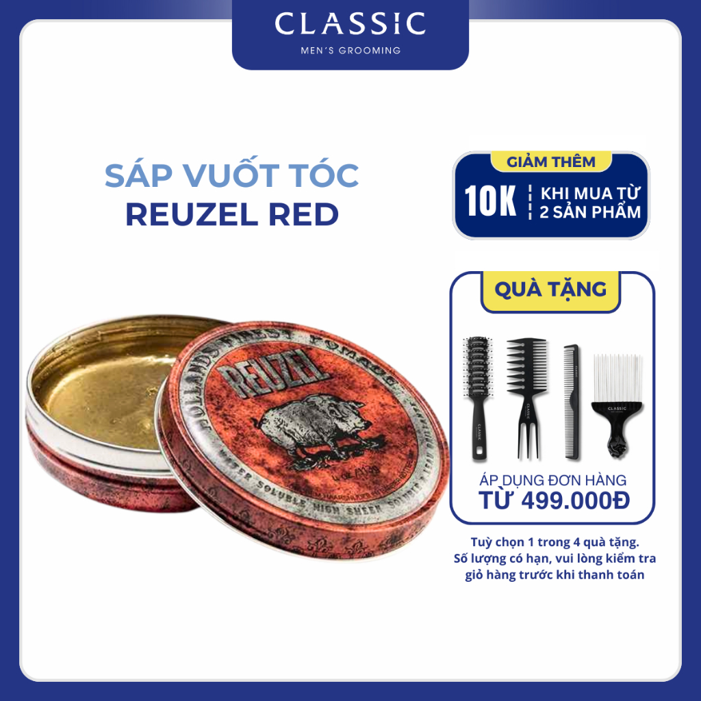 Sáp Vuốt Tóc Reuzel Red Pomade | Shopee Việt Nam