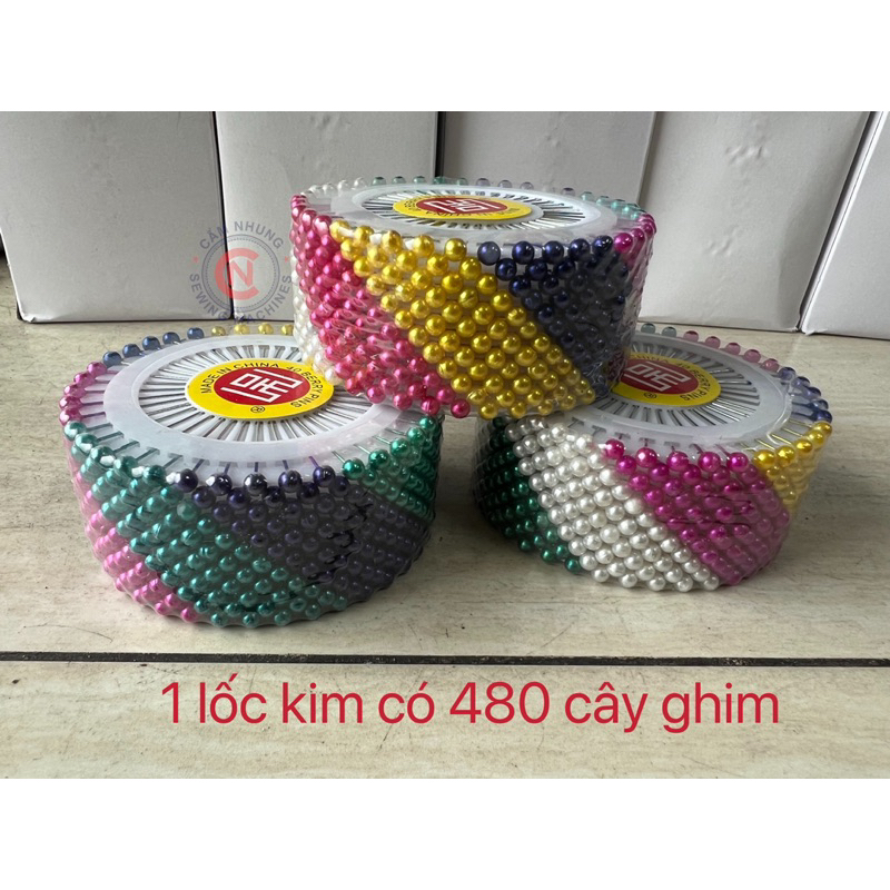 kim cúc kim gim cố định vải chuyên dụng cho thợ may 1 lốc 480 cây ghim ...