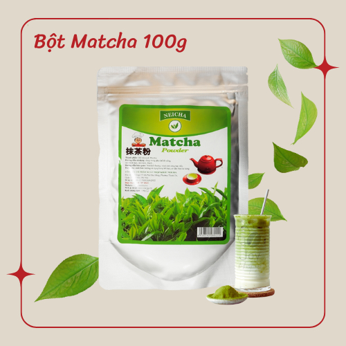 Bột Matcha Neicha Nguyên Chất Tươi Xanh - Đậm Đà & Lành Mạnh gói 100gr ...