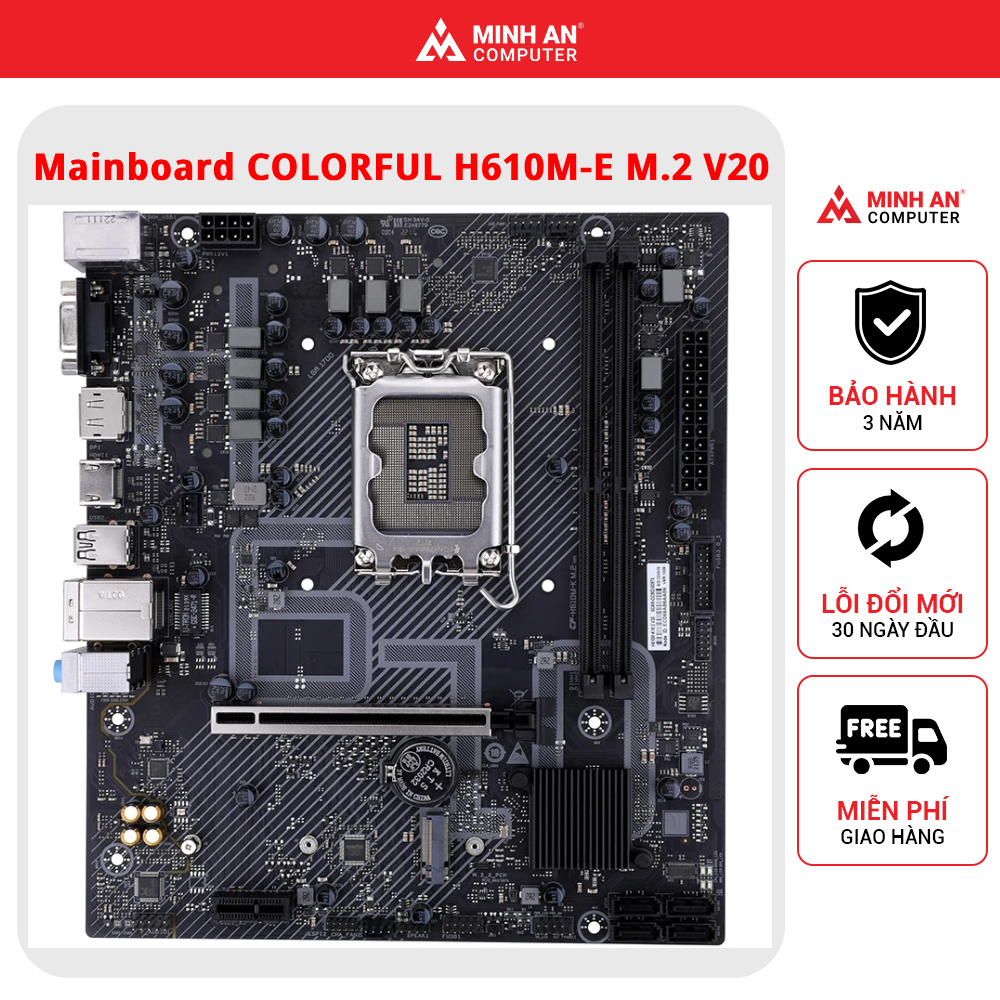 Mainboard COLORFUL H610M-E M.2 V20 | Shopee Việt Nam