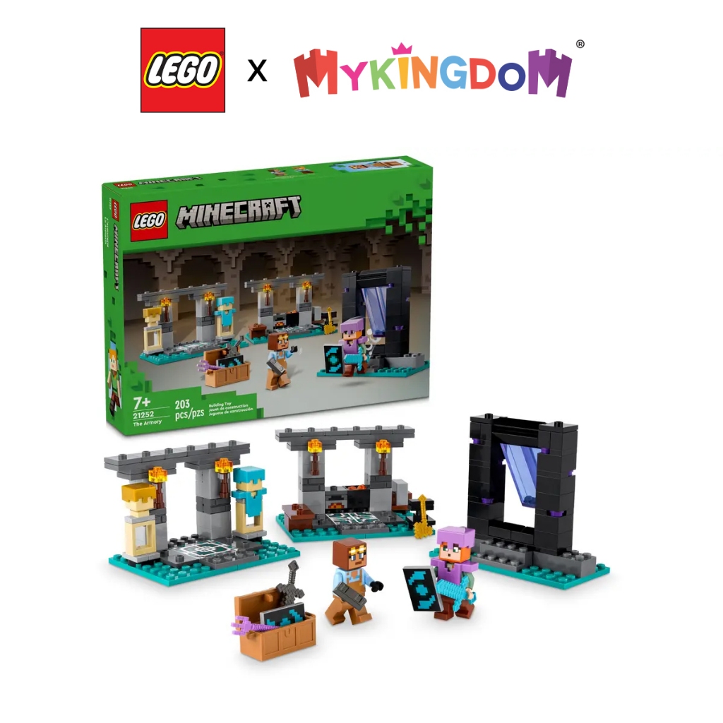 Đồ Chơi Lắp Ráp Kho Chế Tạo Trang Bị LEGO MINECRAFT 21252 (203 chi tiết ...
