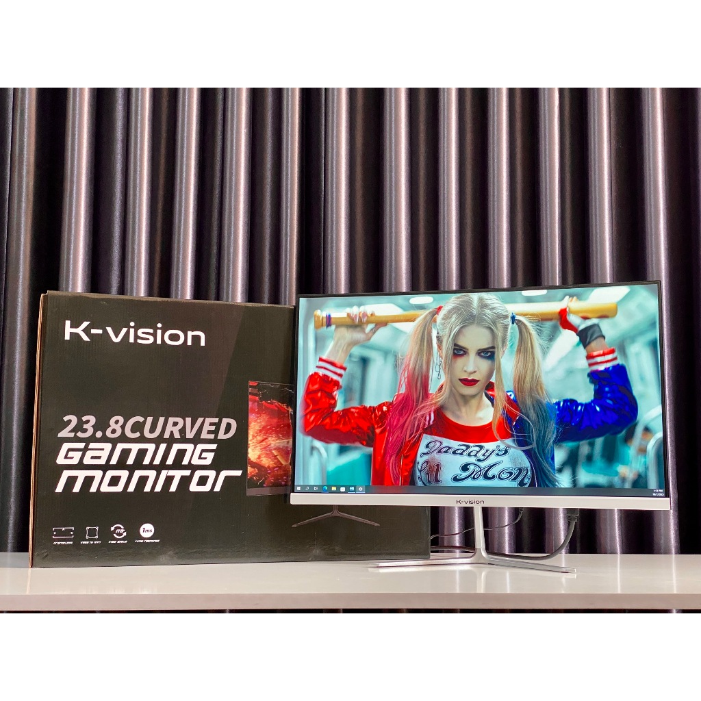 Màn hình Cong 24 INCH K-VISION (Full-HD, 100Hz, Cong) New Box Chính ...