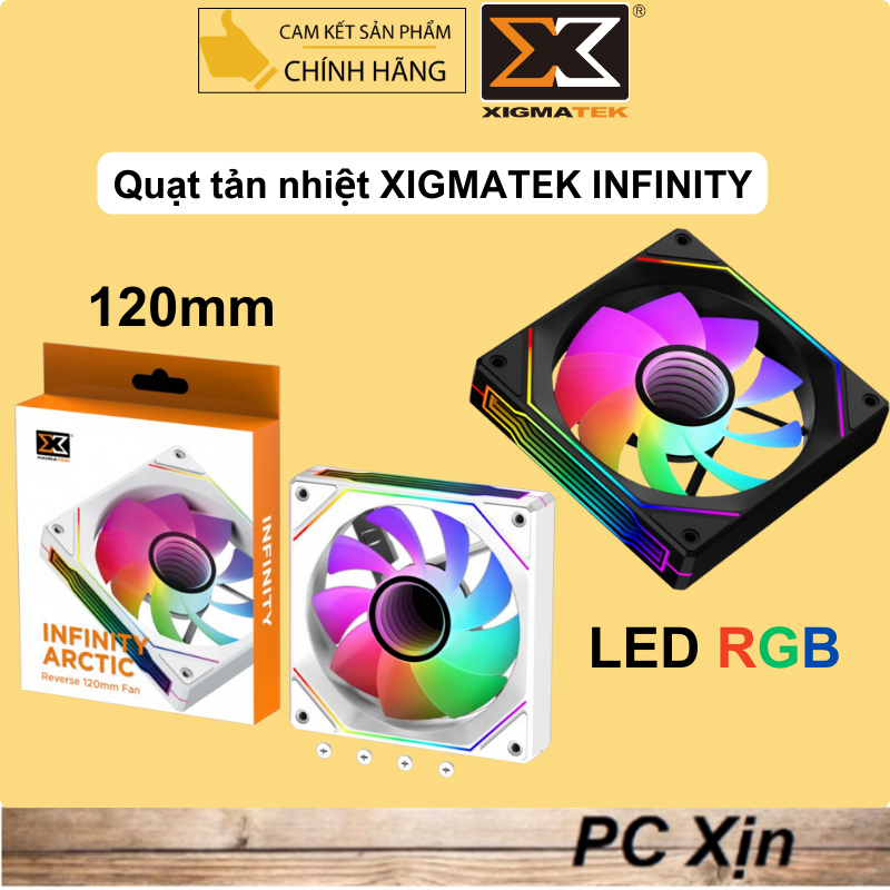 Quạt Fan Case XIGMATEK INFINITY 120mm RGB FIXED ( Bảo hành 6 tháng ...