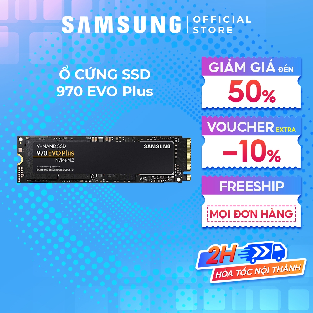 Ổ Cứng Gắn Trong Ssd Samsung 970 Evo Plus Pcie Nvme M 2 2280 V Nand