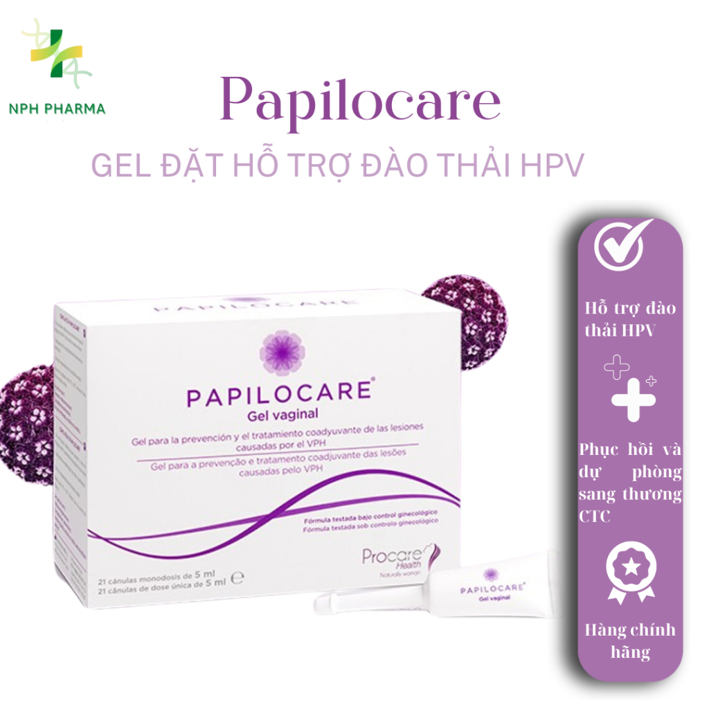 Papilocare - Gel phụ khoa duy nhất được công nhận giúp phục hồi & dự ...