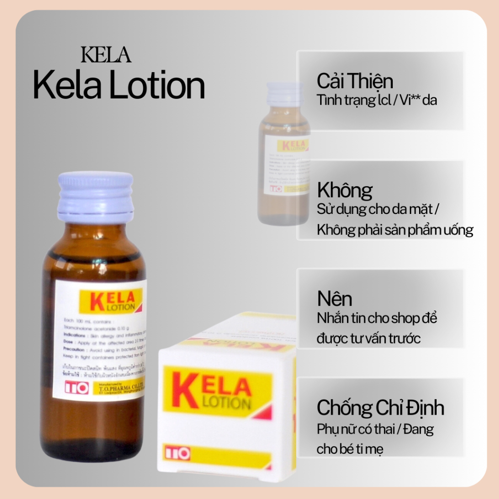 LỌ KELA LOTION THAILAND 30ML /CHÍNH HÃNG/ | Shopee Việt Nam