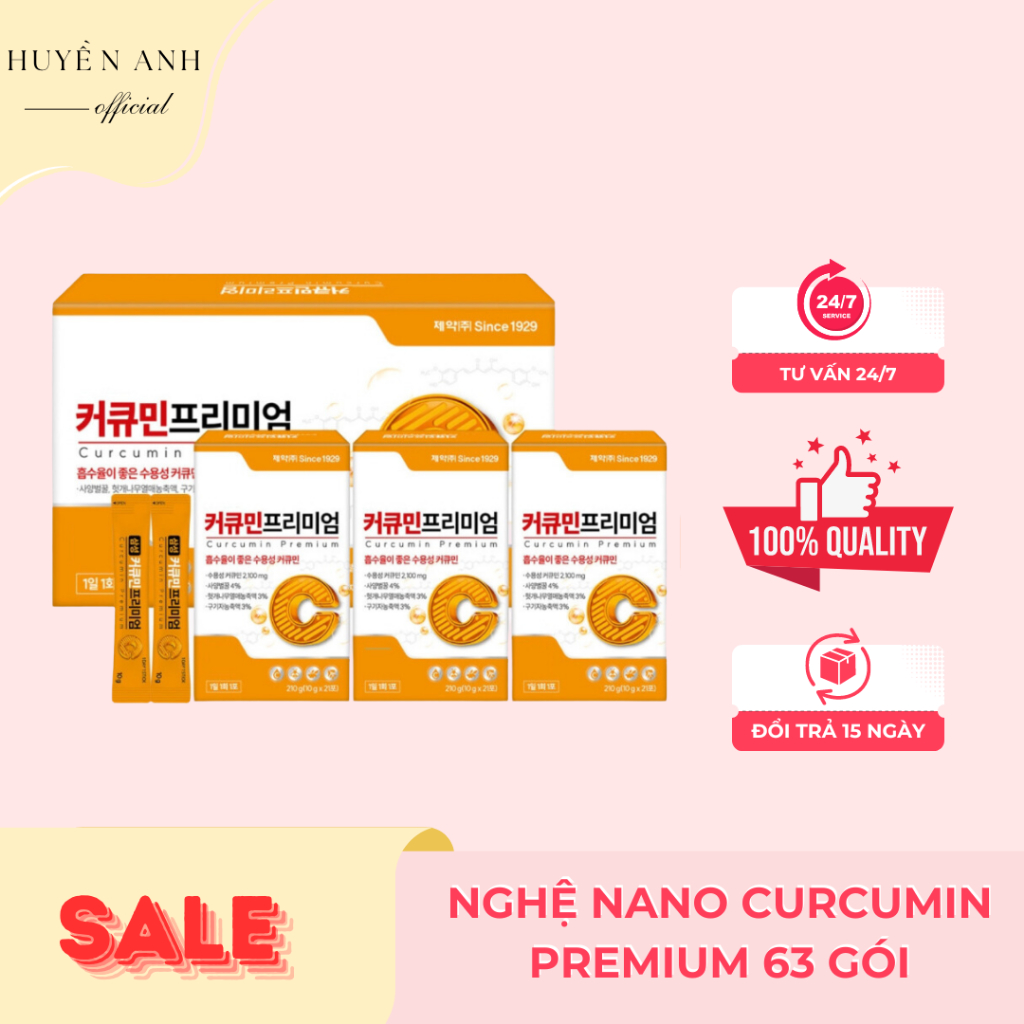 Nghệ Nano Cao Cấp Samsung Curcumin Premium 63 Gói | Shopee Việt Nam