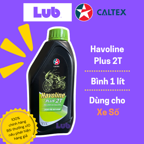 [LUB.] [Chính hãng] Dầu nhớt xe số Caltex Havoline® Plus 2T | Shopee ...