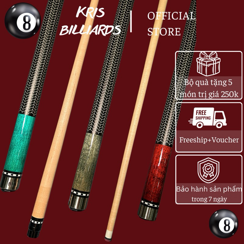 Cơ bida TL Cues II chính hãng tặng kèm combo phụ kiện 250k | Shopee ...