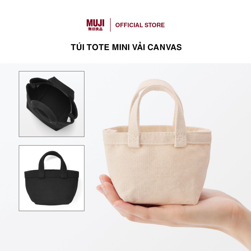 Túi Tote Mini Vải Canvas MUJI | Shopee Việt Nam