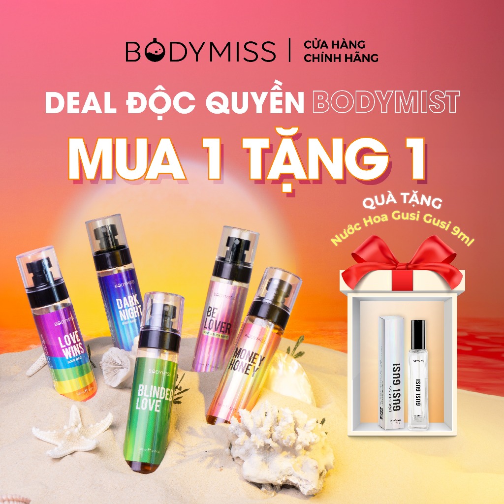 [MUA 1 TẶNG 1] Xịt Thơm Bodymist Unisex Nam Nữ Lưu Hương Lâu 6H Body ...