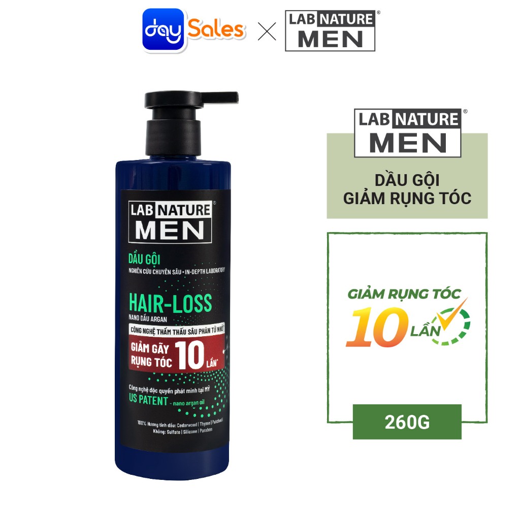 Dầu Gội Lab Nature MEN Giảm Rụng Tóc 260g (Hair - Loss) | Shopee Việt Nam