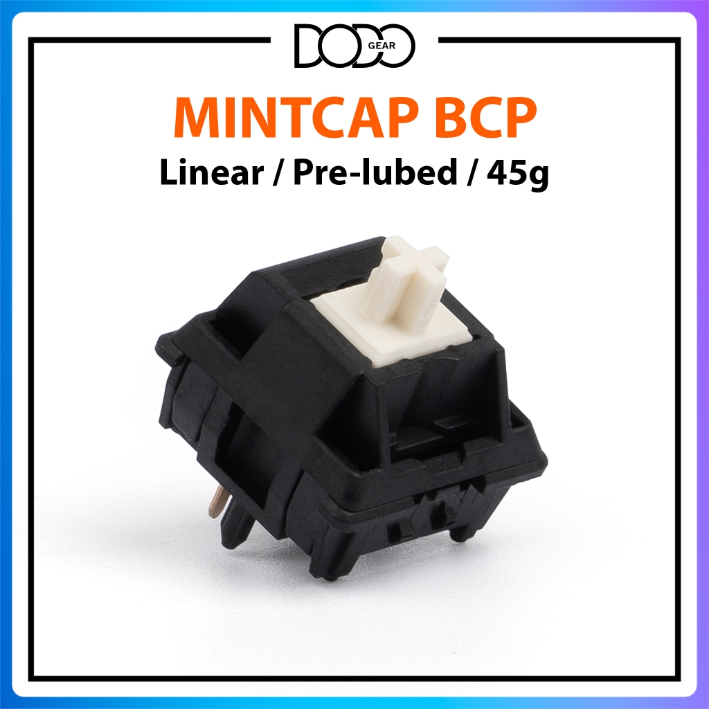 Switch Mintcap BCP 5 PIN Linear 45g 63.5g công tắc bàn phím Switch ...