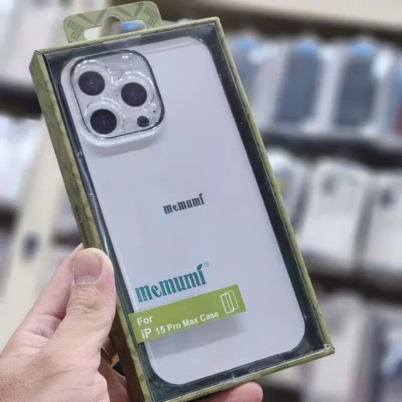 Ốp lưng memumi bảo vệ camera cho iphone 16 pro max 13 / 14 / 15 pro max ...