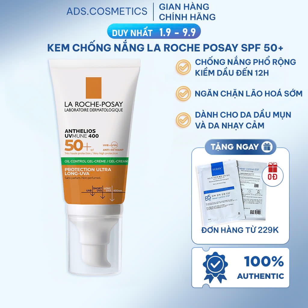 Kem chống nắng La Roche Posay Anthelios Gel Cream SPF 50ml, Kcn La ...