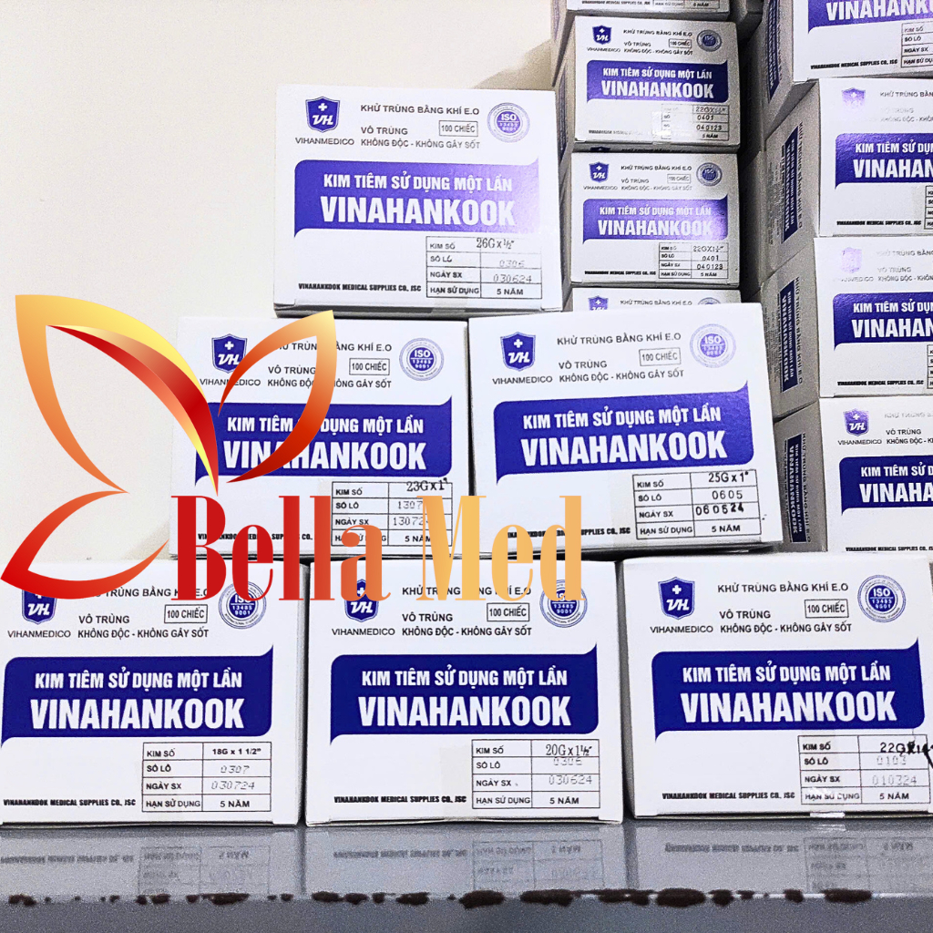 Đầu Kim tiêm 18G, 20G, 22G, 23G, 25G, 26G Vinahankook - nhiều size ...