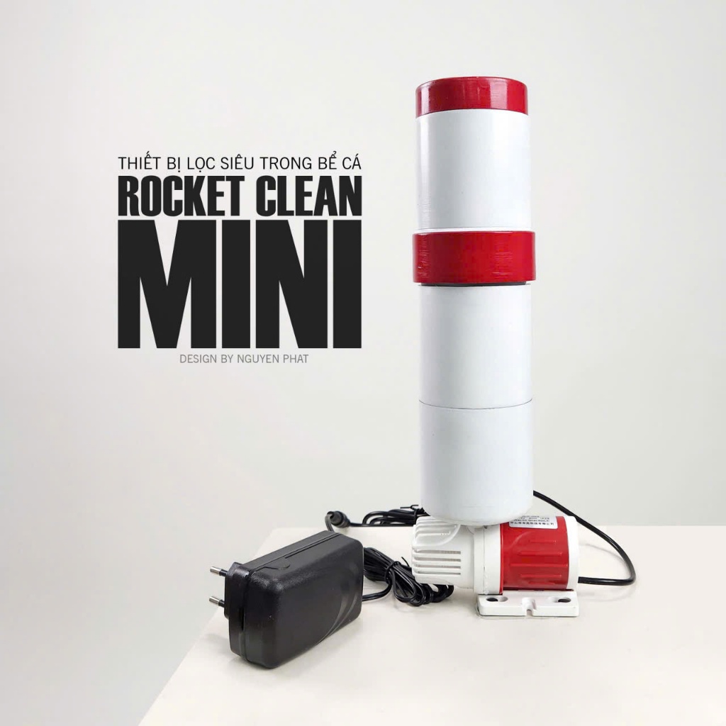 Thiết bị lọc siêu trong bể cá - ROCKET CLEAN MINI | Shopee Việt Nam