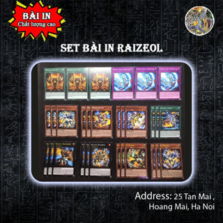 [Bài in Yu-gi-oh] Set bài in (125) - Raizeol | Shopee Việt Nam