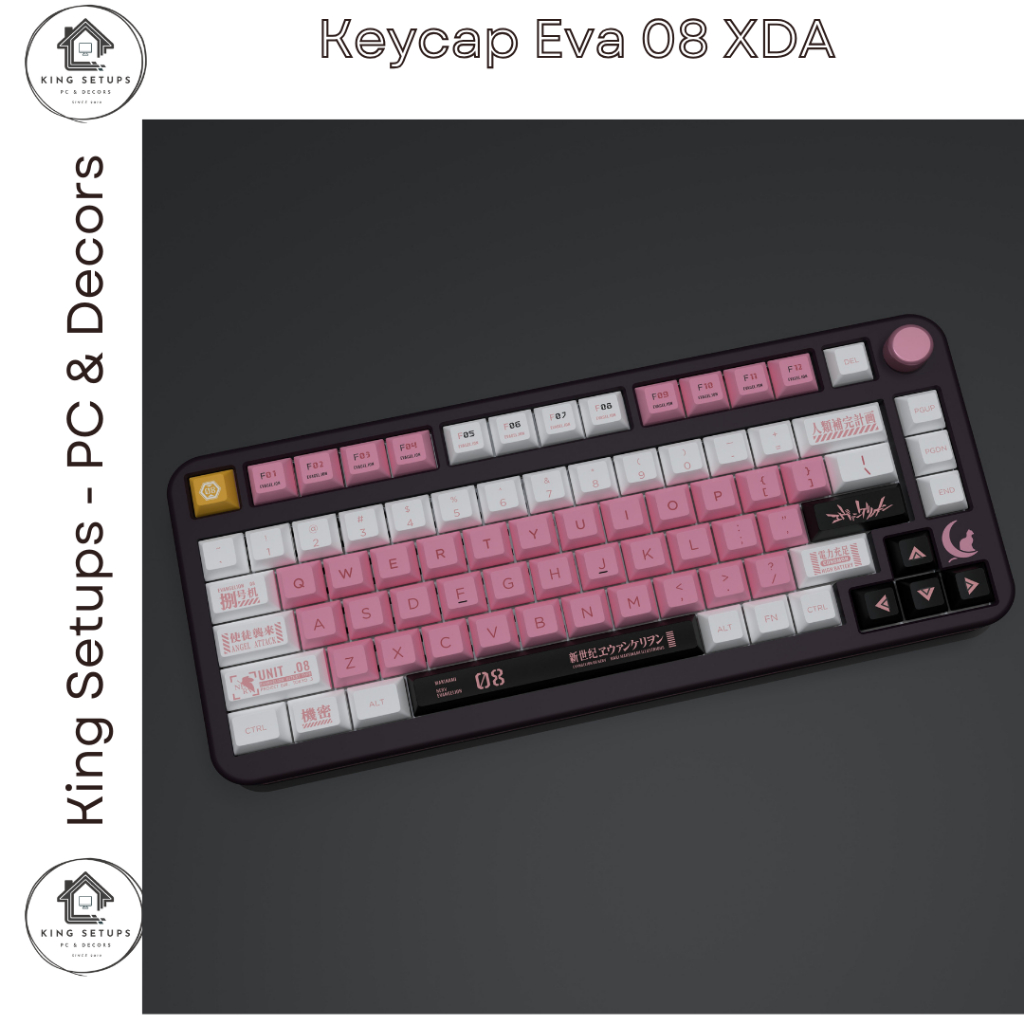 Keycap XDA profile - Keycap EVA 08 Keycap Evangelion Asuka | Shopee ...