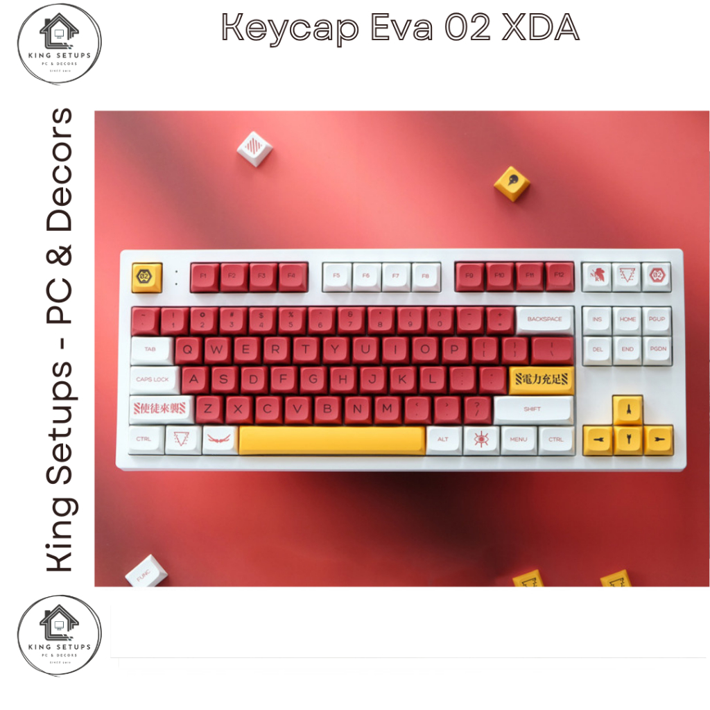 Keycap XDA profile - Keycap EVA 02 Keycap Evangelion Asuka | Shopee ...