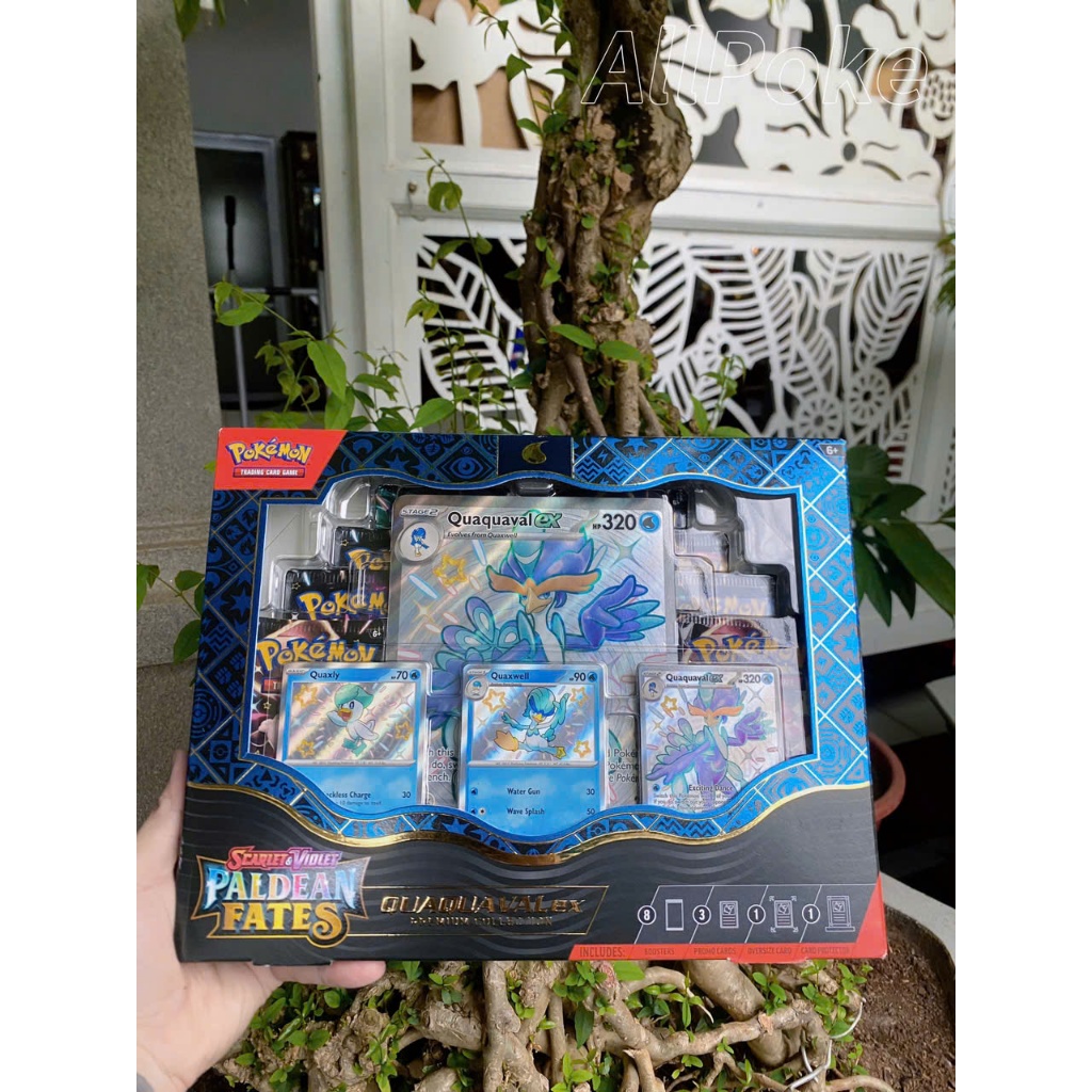 1 Box Thẻ Bài Pokemon Chính Hãng, Scarlet & Violet-Paldean Fates ...