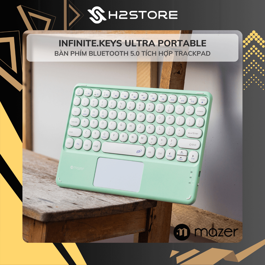Bàn phím Mazer Infinite.KEYS Ultra Portable Bluetooth 5.0 tích hợp ...