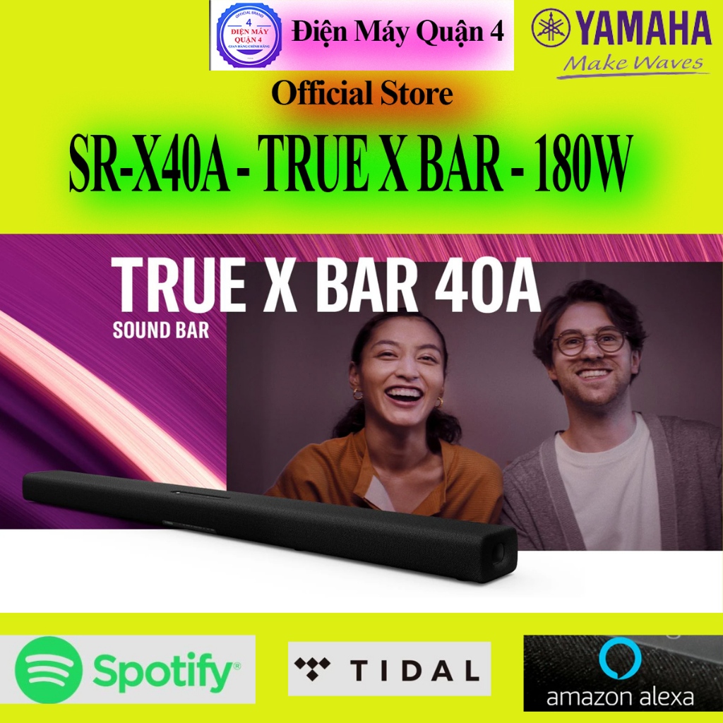 Loa Soundbar Yamaha SR-X40A TRUE X BAR 40A - Hàng chính hãng | Shopee ...