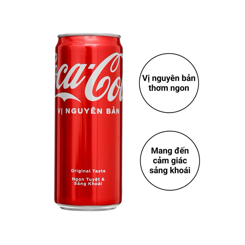 Nước Ngọt Coca Cola lon 320ml | Shopee Việt Nam