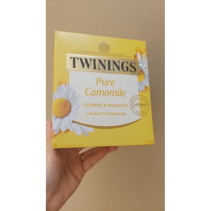 trà twinings pure camomile tea vị hoa cúc hộp 80 gói | Shopee Việt Nam