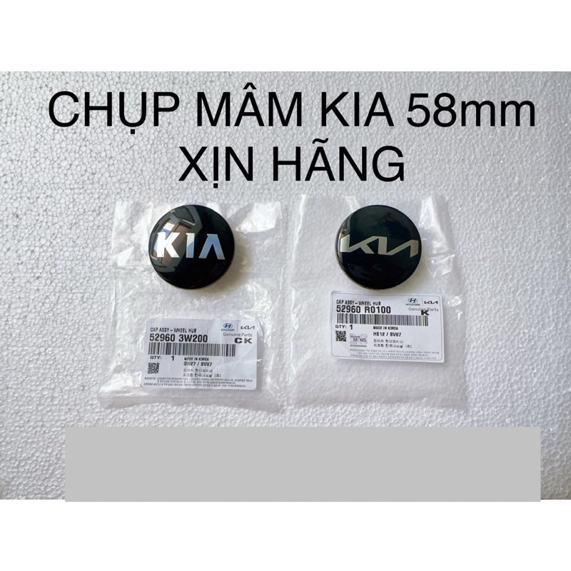 CHỤP MÂM KIA KIỂU MỚI VÀ CŨ MONING K3 CERATO SORENTO SENDONA 58mm XỊN ...
