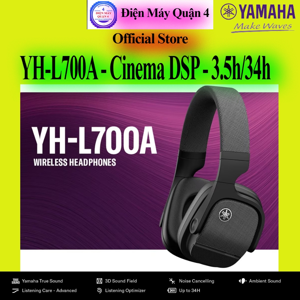 Tai nghe Yamaha YH-L700A - Hàng Chính Hãng | Shopee Việt Nam