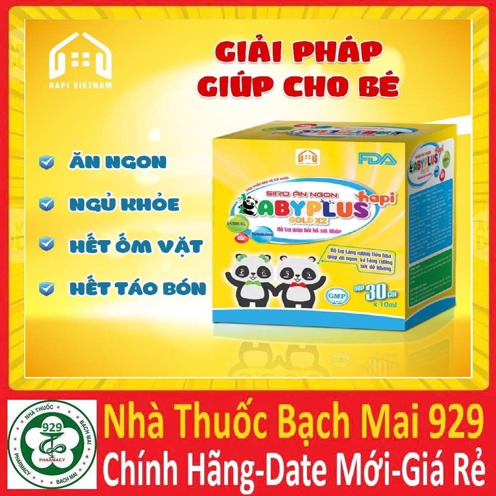 [hàng mới về] siro ăn ngon baby plus gold x2 hỗ trợ giúp bồi bổ sức ...