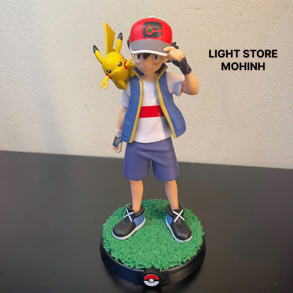 [18CM] MÔ HÌNH NHÂN VẬT SATOSHI PIKACHU, ANIME POKEMON,S ƯU TẦM TRANG ...