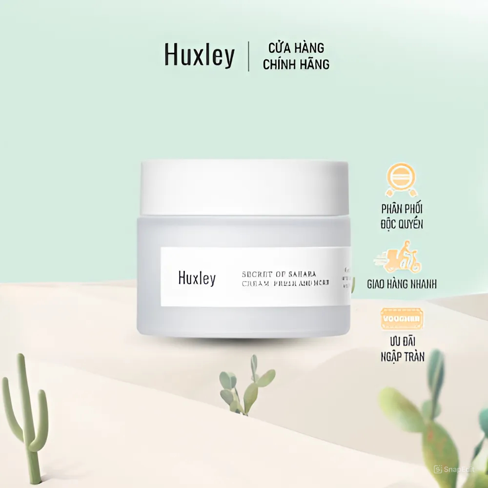 Kem Dưỡng dạng gel Huxley Secret Of Sahara Cream Fresh And More 50ml ...