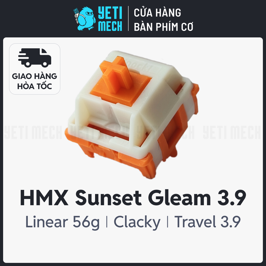 Switch HMX Sunset Gleam | Travel 3.9mm | Linear 56g | Switch bàn phím ...