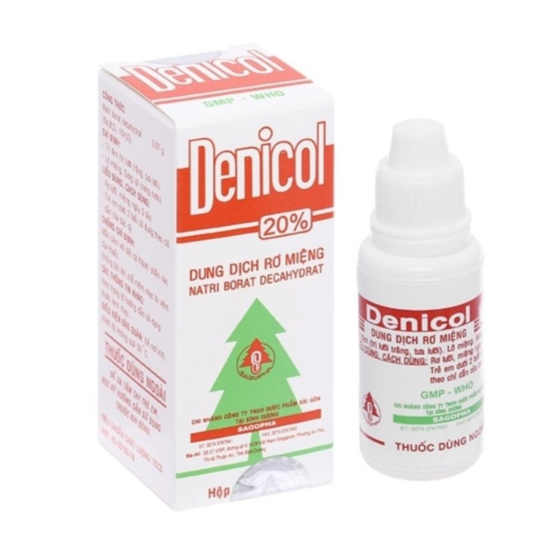 DUNG DỊCH RƠ MIỆNG DENICOL 20% [15ML] | Shopee Việt Nam