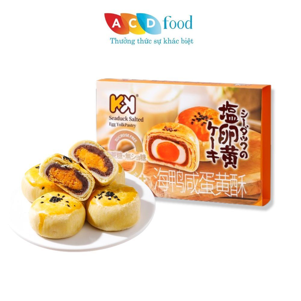 Bánh Trung Thu Ngàn Lớp Nhân Trứng Muối ACD Food hộp 6 bánh 320g ...