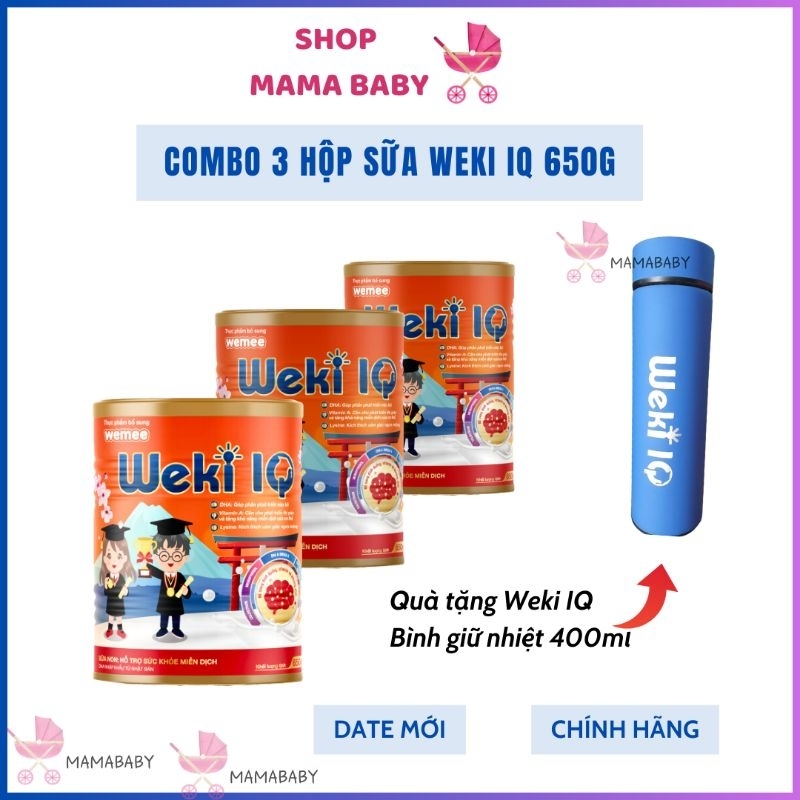 Sữa WEKI iQ Combo 3 hộp × 650g | Shopee Việt Nam