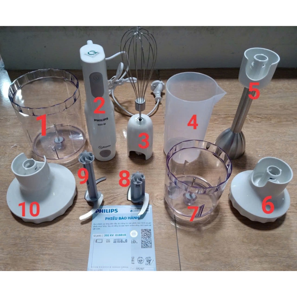 PHỤ KIỆN THAY THẾ máy xay cầm tay Philips Hr2531 Hr2534 Hr2537 | Shopee ...