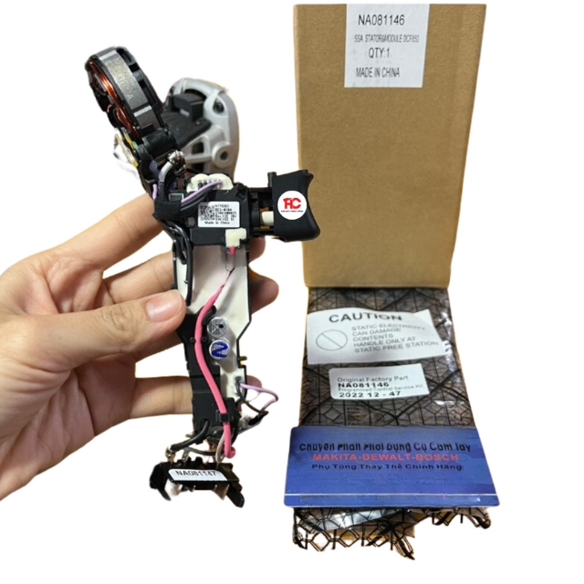 Bo mạch và công tắc nguyên cụm máy vặn vít 18v Dewalt DCF850 (NA081146 ...