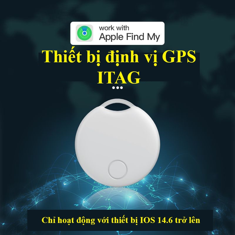 Thiết bị định vị GPS Itag , tìm chìa khóa , ví , thú nuôi , ô tô , xe máy - chỉ hỗ trợ cho lOS ...