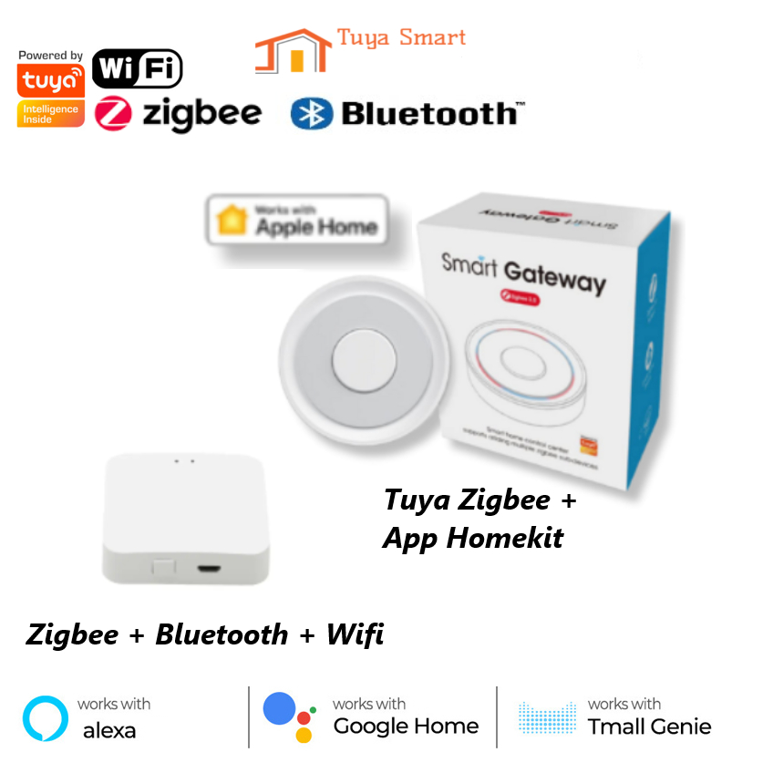 [Zigbee Homekit / Zigbee - BLE ]Bộ Điều Khiển Trung Tâm Zigbee - Ble / Zigbee / Homekit - Wifi ...