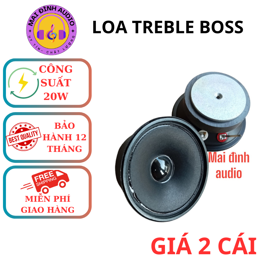 Loa treble boss,giá1 đôi vành 7,7cm, từ 6cm, dùng lắp thùng loa boss ...