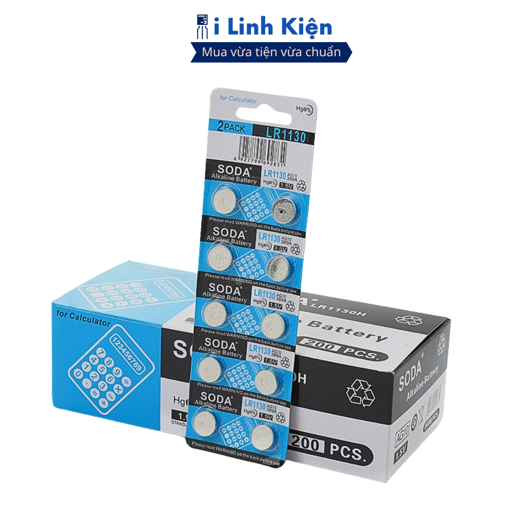 PIN AG10-LR1130-LR54 Alkaline chính hãng chất lượng Ilinhkien | Shopee ...