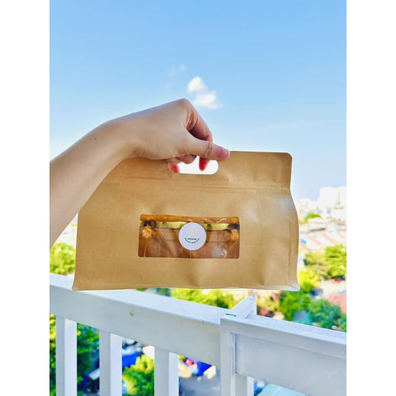 [100 GRAM] TÚI ZIP TRONG SUỐT ĐỰNG ĐC HŨ YẾN CHƯNG (Trong suốt/Nâu ...