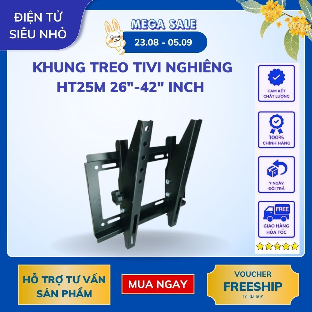 Khung treo tivi NGHIÊNG Hoàng Tâm HT25M HT30M từ 26″-42″inch, 42″-64″ inch - Hàng chính hãng ...