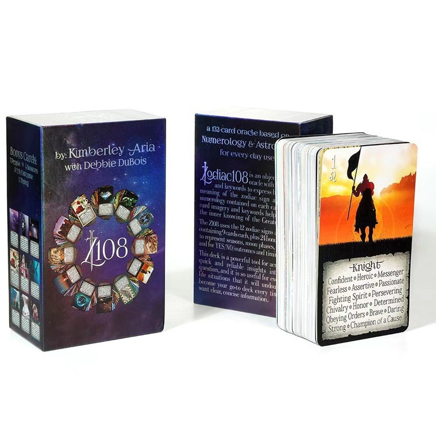 Bộ Bài Tarot Zodiac 108 Oracle Cards Tinyworld - Hộp Cứng | Shopee Việt Nam