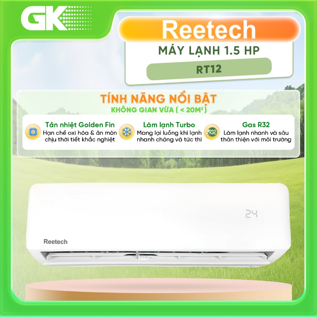 RT12 -Máy Lạnh Reetech 1.5 HP RT12 - Bảo Hành Chính Hãng | Shopee Việt Nam