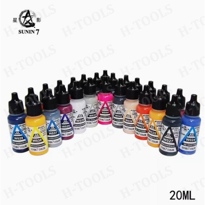 SƠN MÔ HÌNH SUNIN7 - W001 ~ W047 - SƠN PHA SẴN ACRYLIC MÀU CƠ BẢN ...