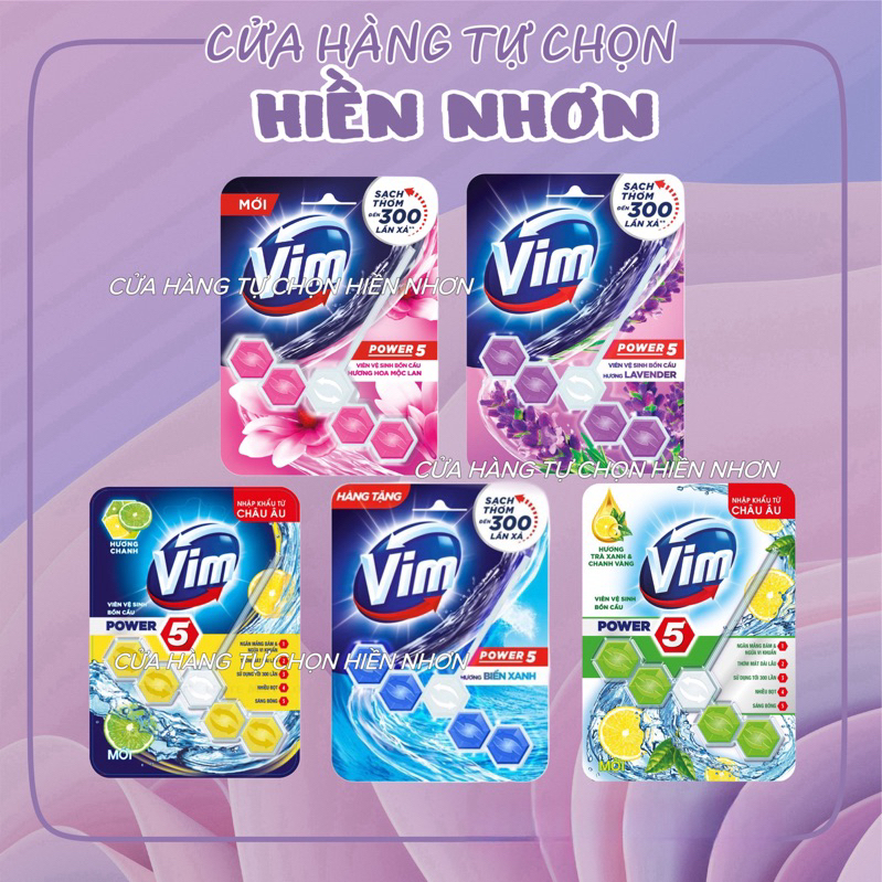 Viên treo vệ sinh bồn cầu VIM 55g | Shopee Việt Nam
